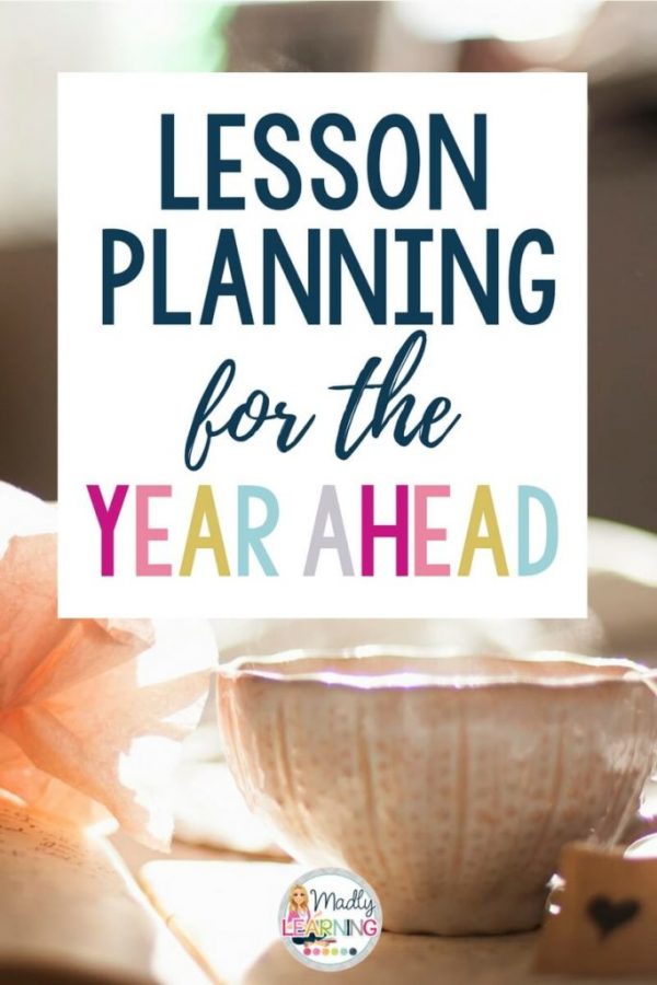 Planning for the Year Ahead - Madly Learning