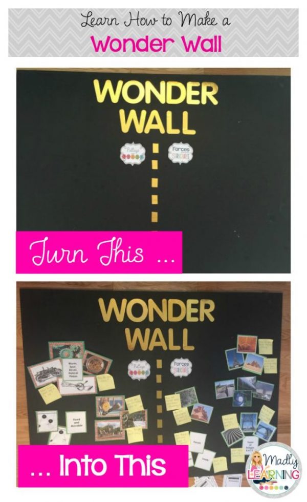 Making a Wonder Wall - Madly Learning