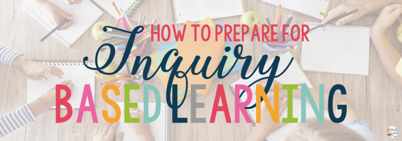 Planning for Inquiry Based Learning - Madly Learning