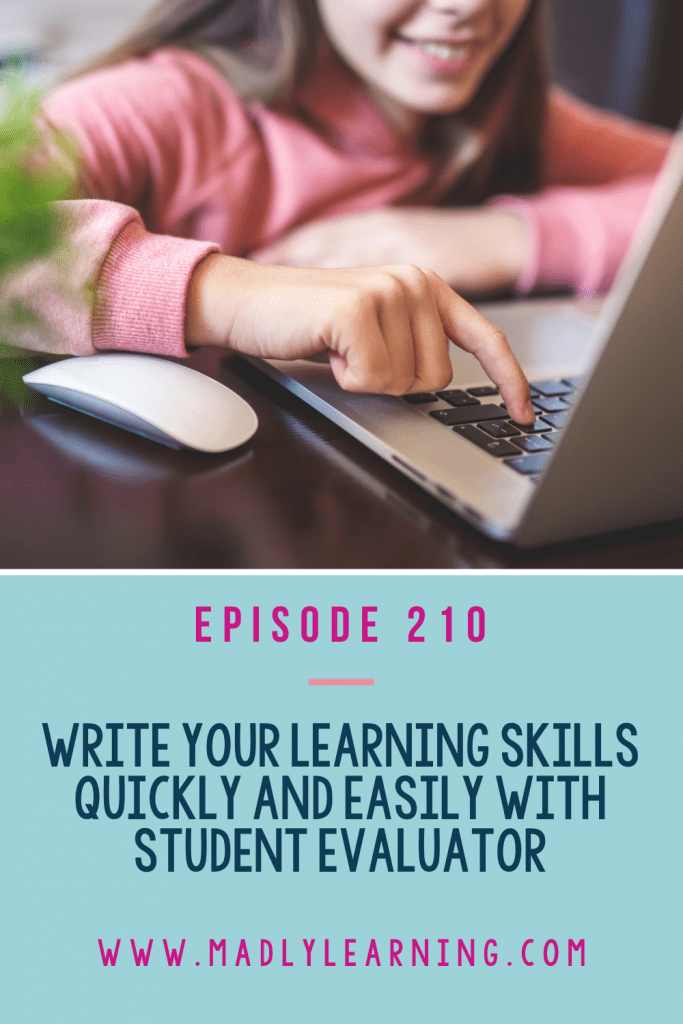 210: Write your Learning Skills Quickly and Easily with Student ...