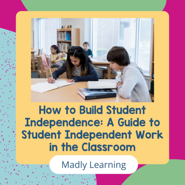 How to Build Student Independence: A Guide to Student Independent Work ...